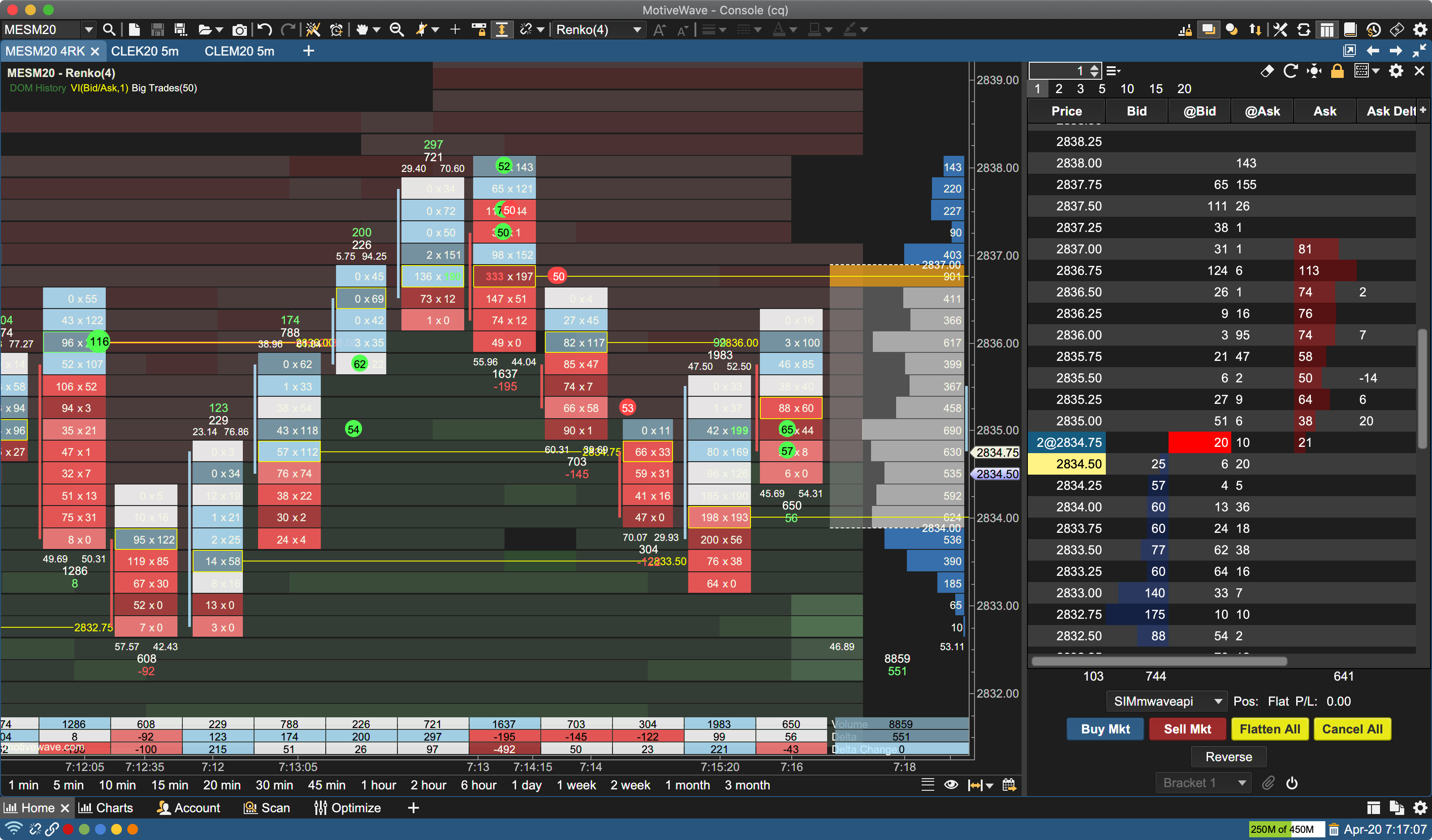 Order Flow Trading MotiveWave Software